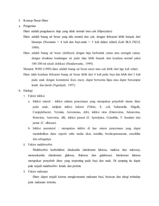 Asuhan keperawatan diare | DOCX