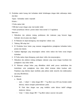 Asuhan keperawatan diare | DOCX