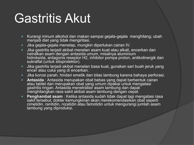 Asuhan keperawatan gastritis | PPTX