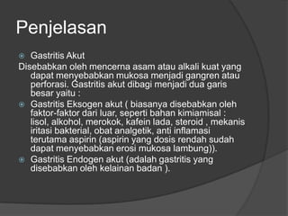Asuhan keperawatan gastritis | PPTX