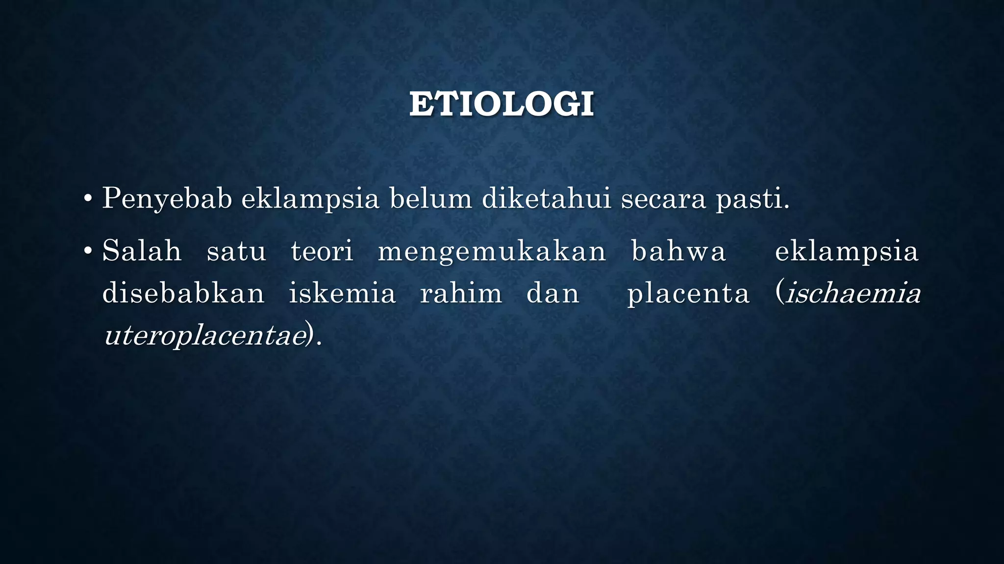 Asuhan keperawatan gawat darurat maternitas eklampsia | PPTX