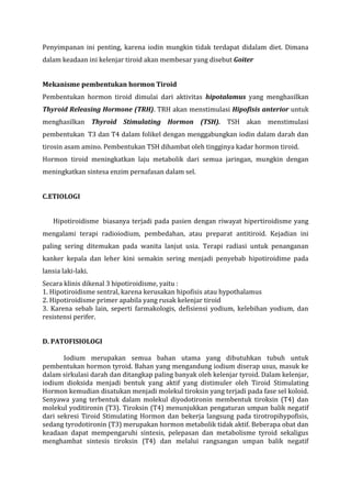 Asuhan keperawatan hipotiroid | DOCX