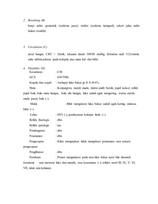 Asuhan keperawatan luka bakar | DOCX