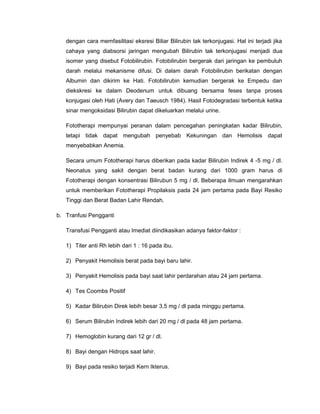 Asuhan keperawatan pada bayi hiperbilirubin | PDF