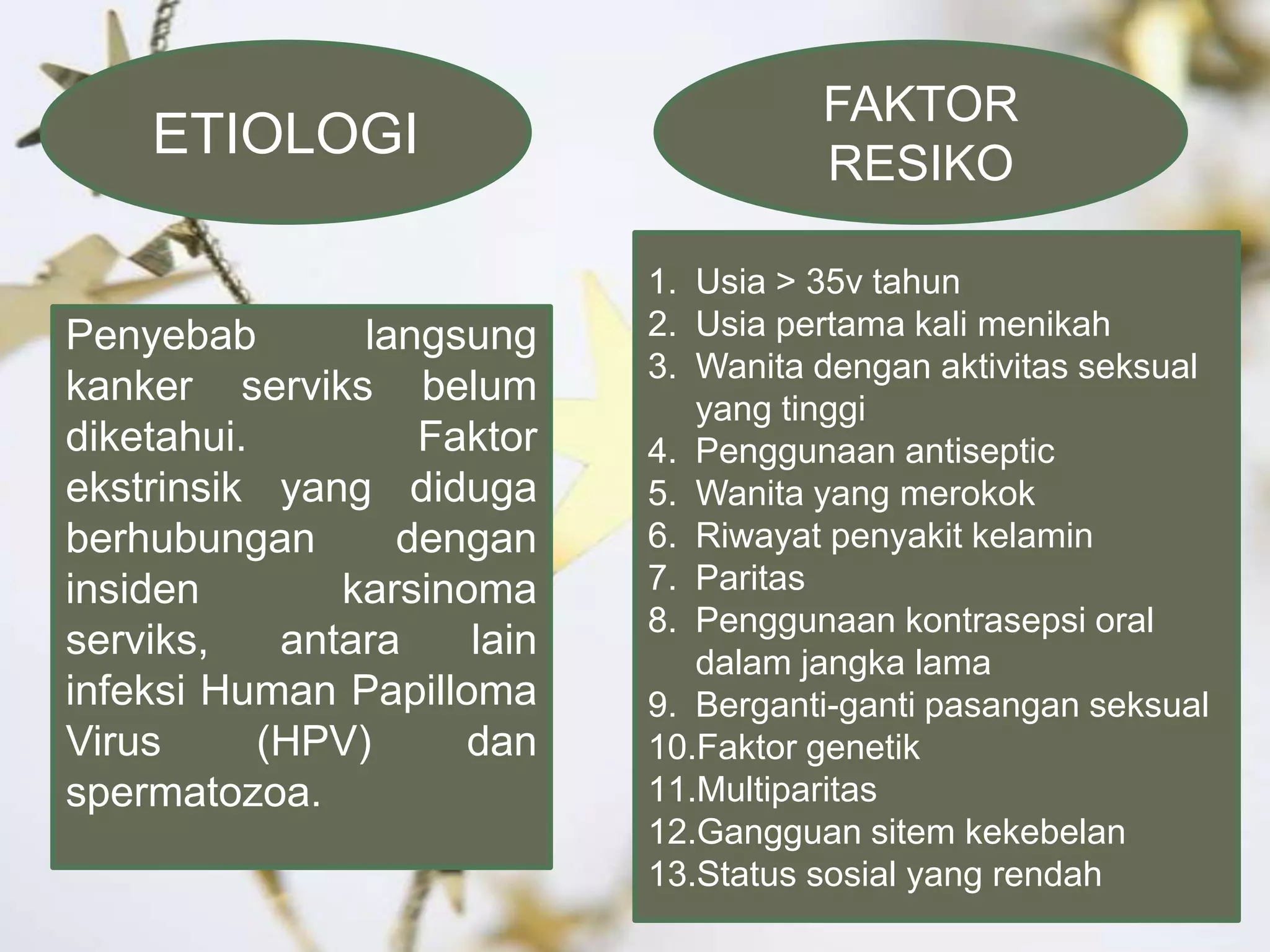 Asuhan keperawatan pada ca servik | PPTX