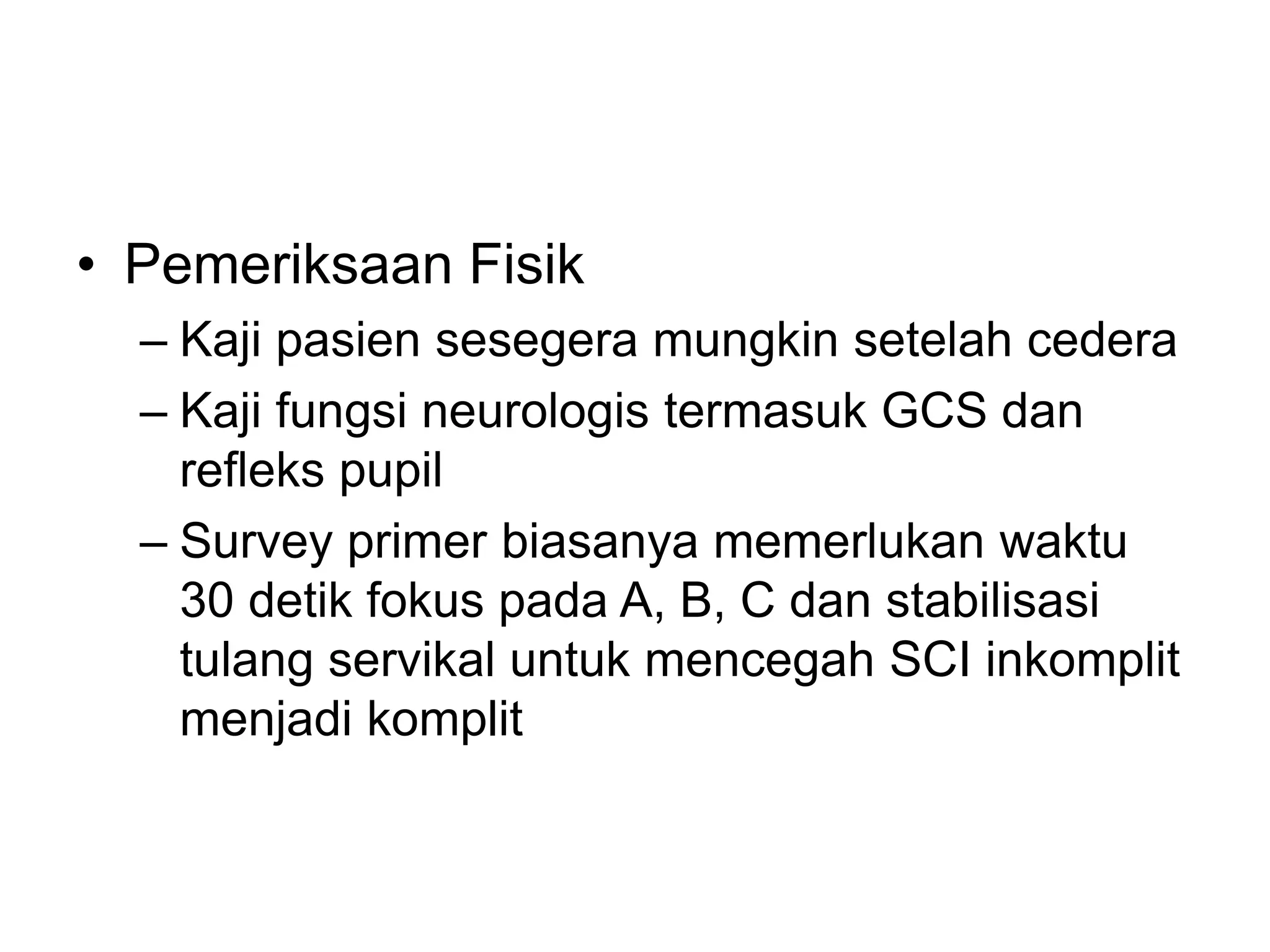 Asuhan keperawatan pada trauma medula spinalis | PDF