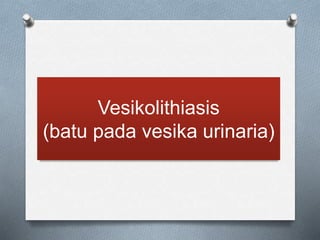 Asuhan keperawatan pada klien dengan batu ginjal | PPTX