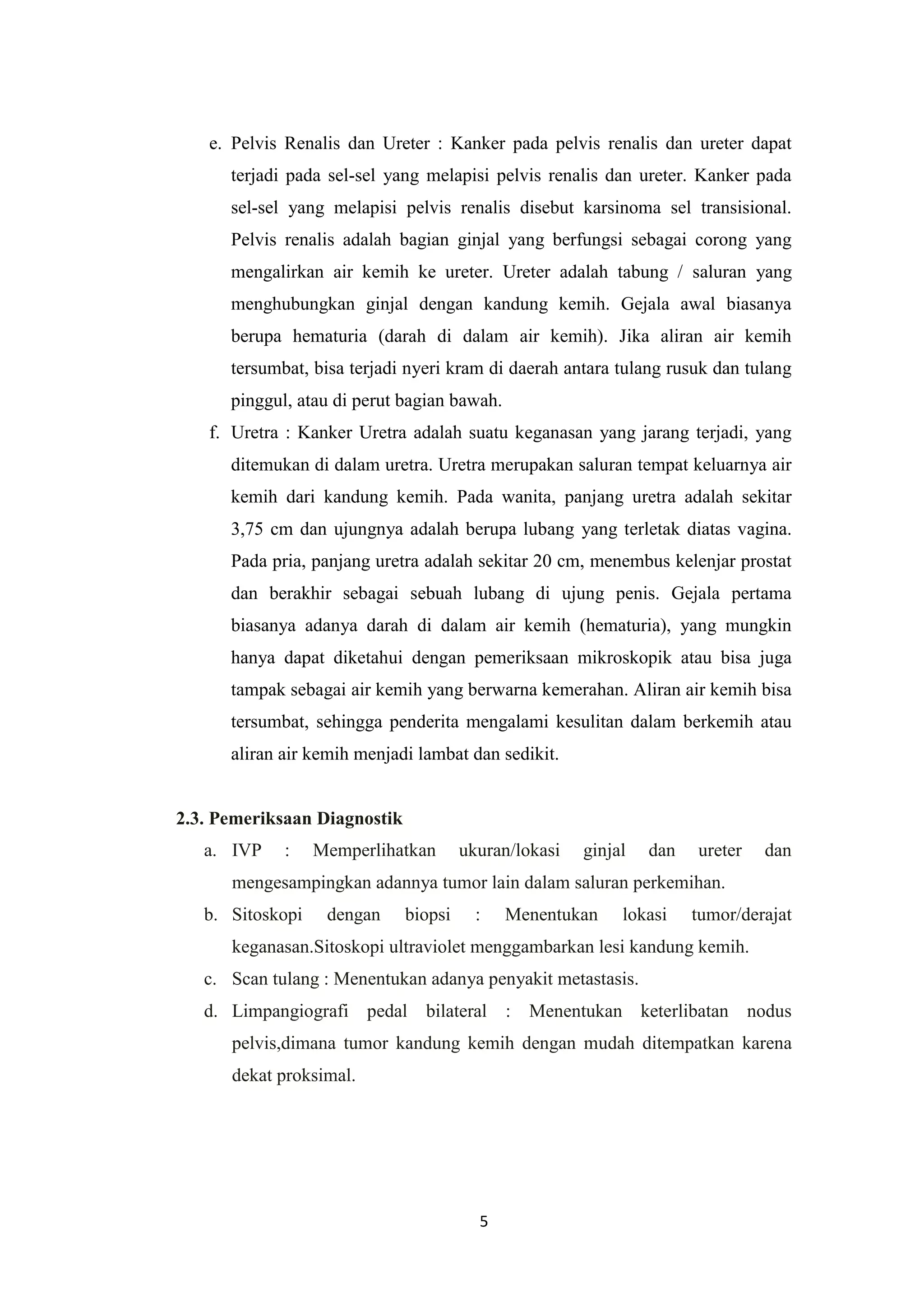 Asuhan keperawatan pada klien dengan gangguan continent urostomy | DOCX