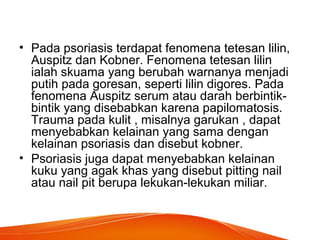 Asuhan keperawatan pada klien dengan psoriasis | PPT