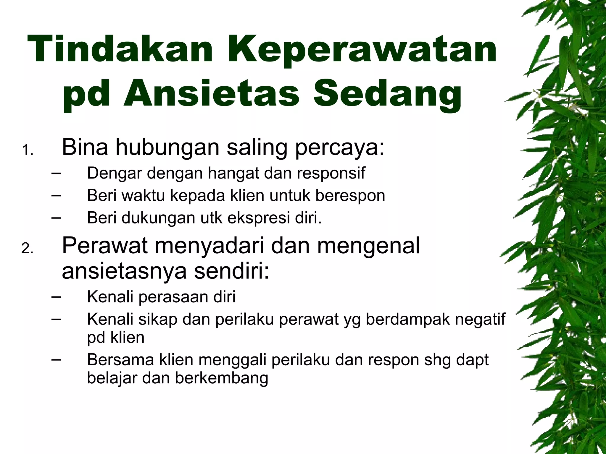 Asuhan keperawatan pada klien dg ansietas | PPT