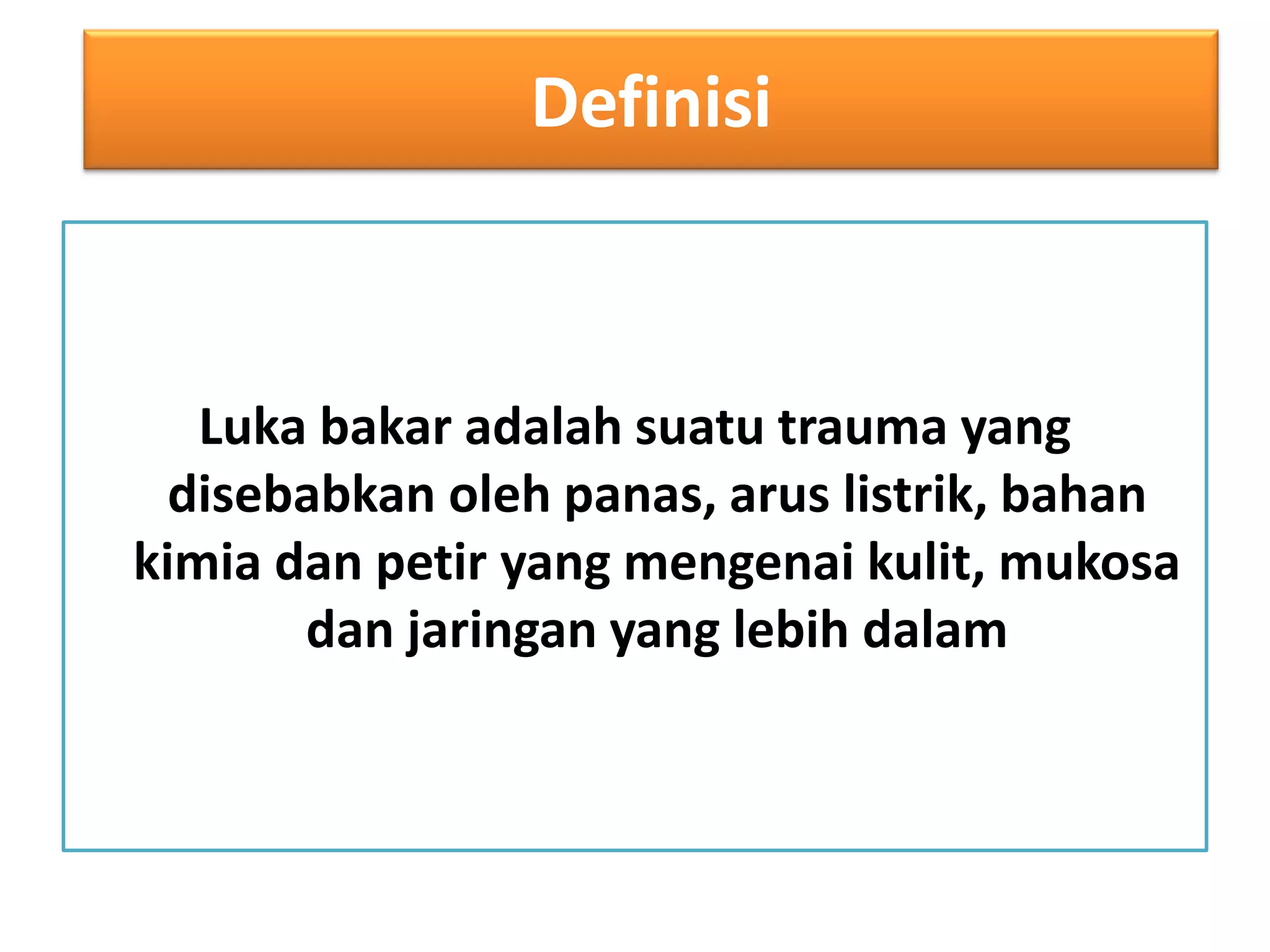 Asuhan keperawatan pada luka bakar | PPTX