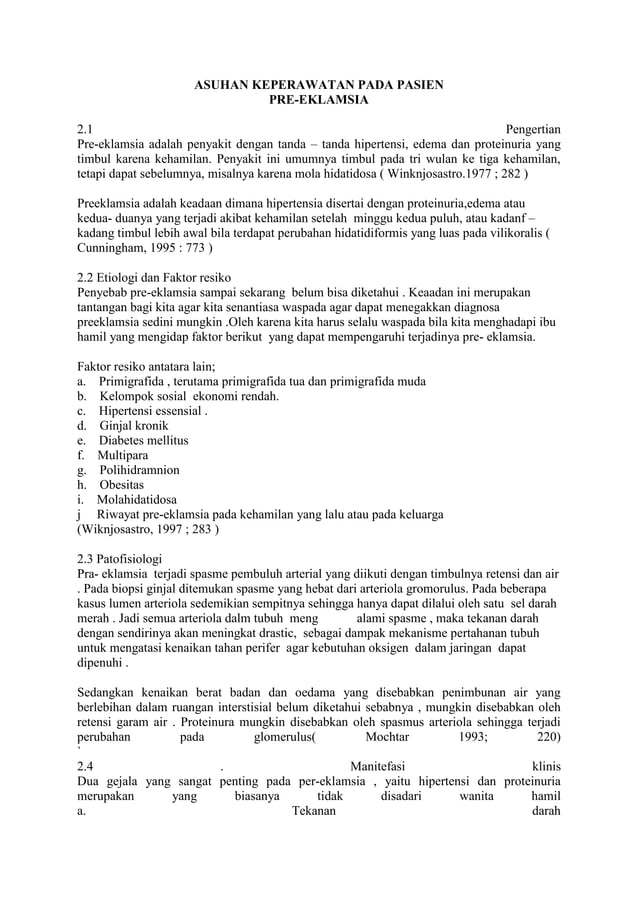 Asuhan keperawatan pada pasien | PDF