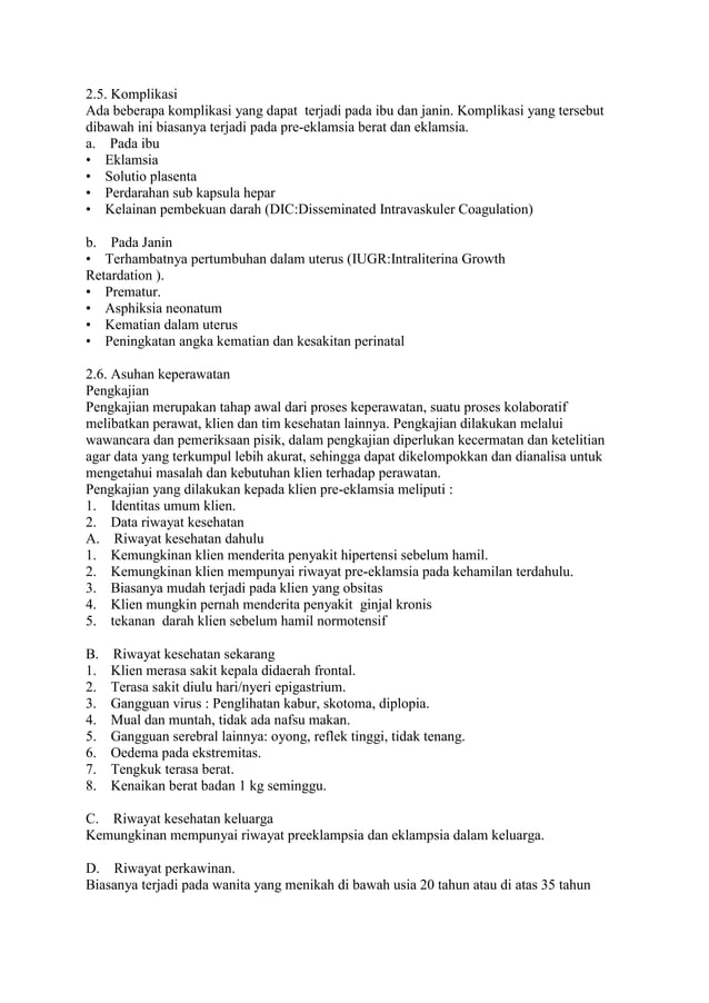 Asuhan keperawatan pada pasien | PDF