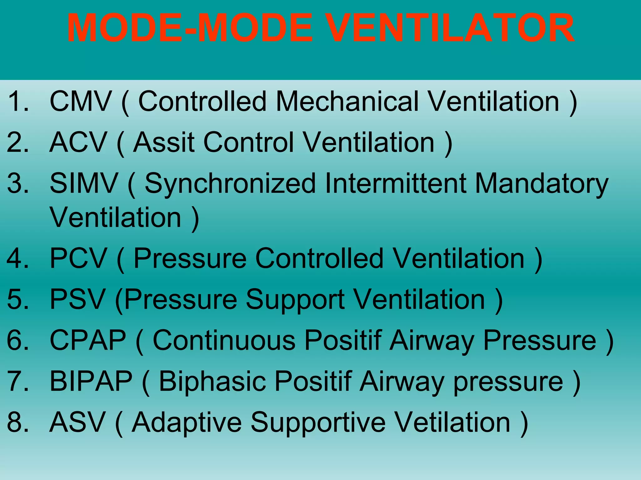 ASUHAN KEPERAWATAN PADA PASIEN DENGAN VENTILATOR MEKANIK.pptx