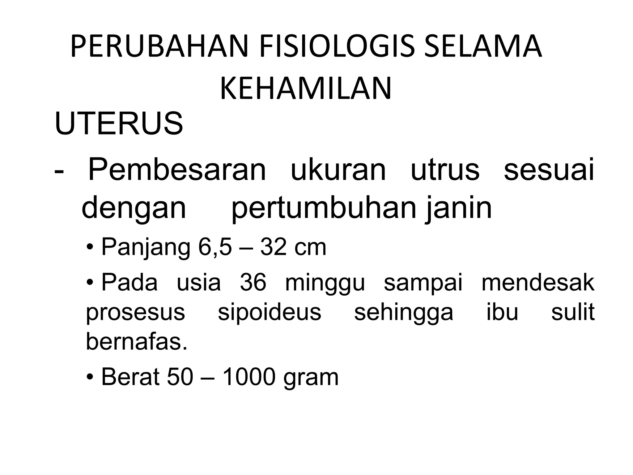 Asuhan keperawatan pada periode prenatal | PPTX