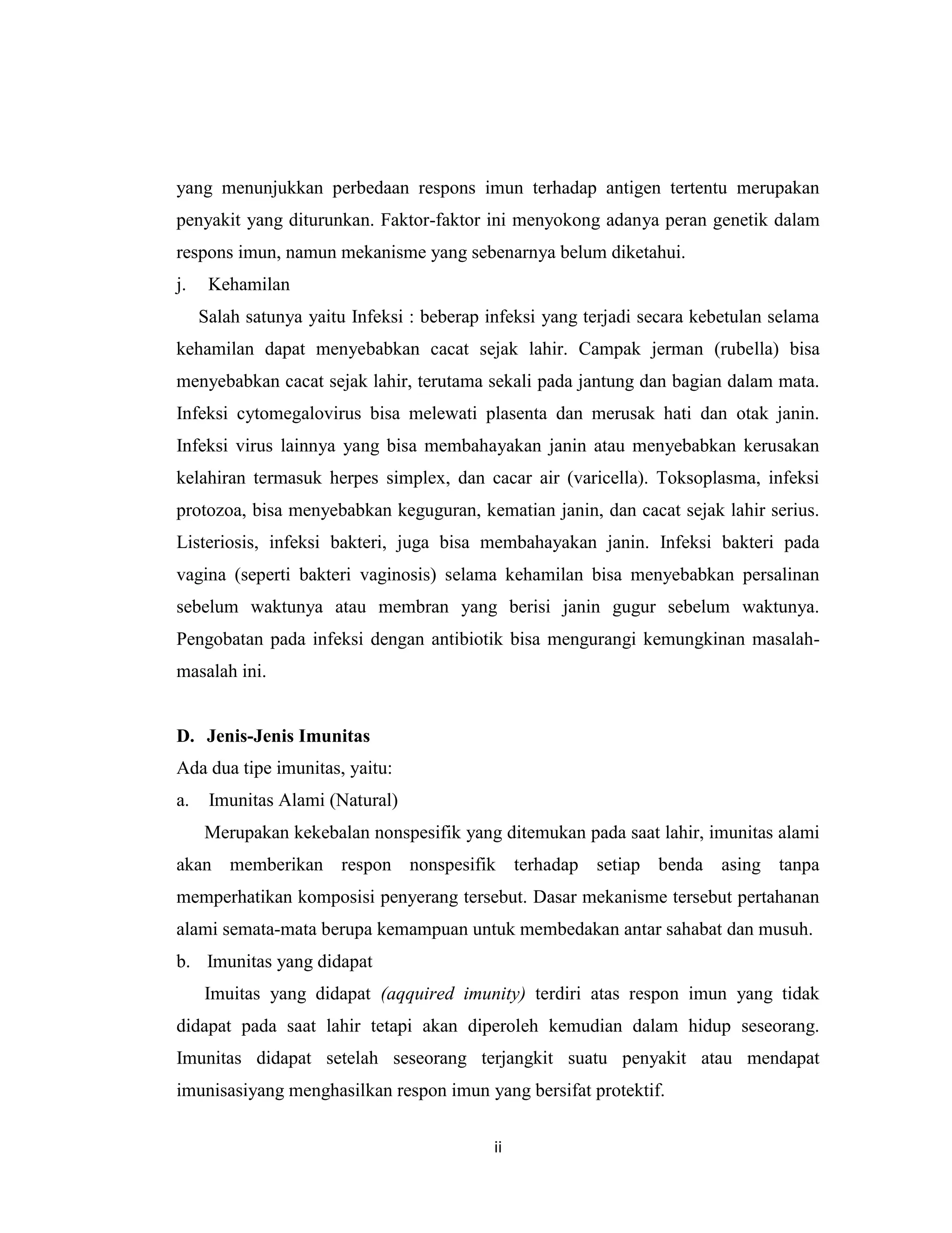 Asuhan keperawatan pada sistem imunitas | DOCX