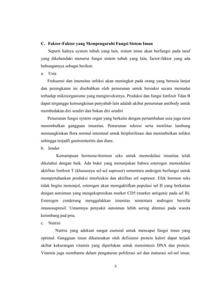 Asuhan keperawatan pada sistem imunitas | DOCX