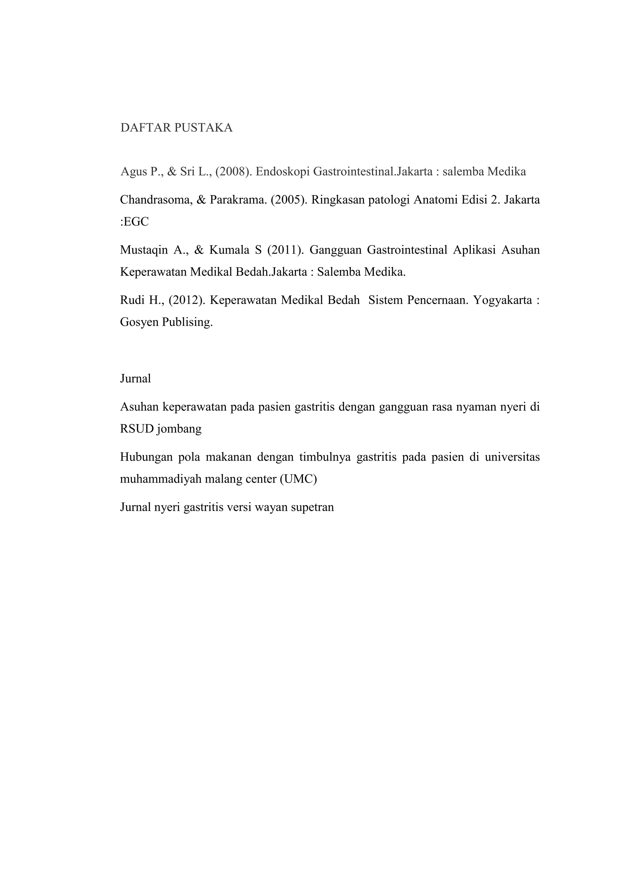 Asuhan keperawatan pasien dengan gastritis | PDF