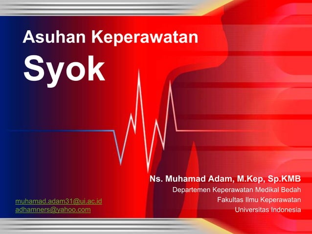 ppt_Penatalaksanaan Syok (Adam_FIK UI) | PDF