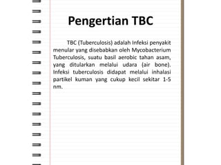 Asuhan keperawatan TBC dan Instruksi Kerja Transfusi Darah | PPTX