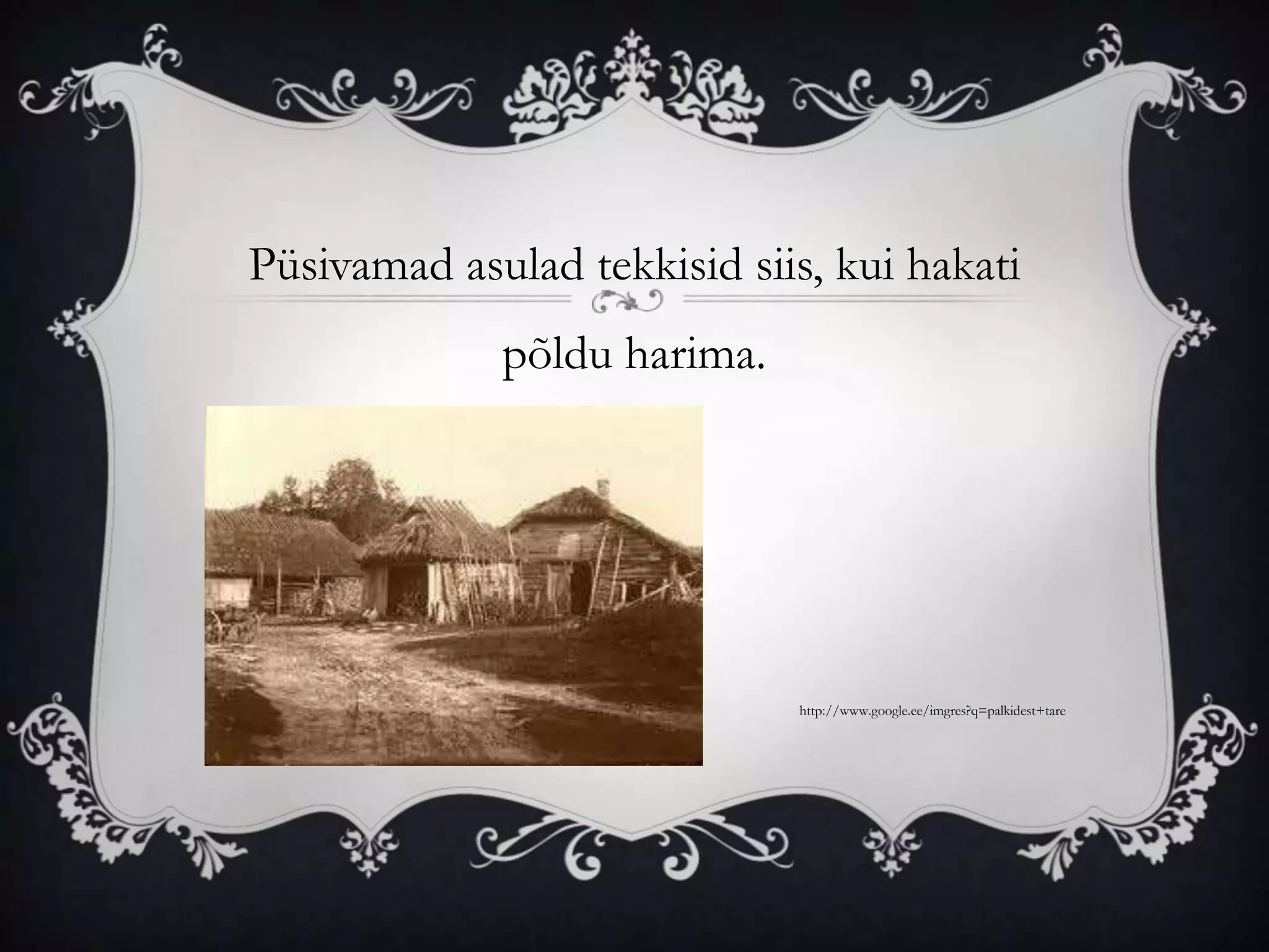 Asula. Asulate ajalooline areng. | PPTX