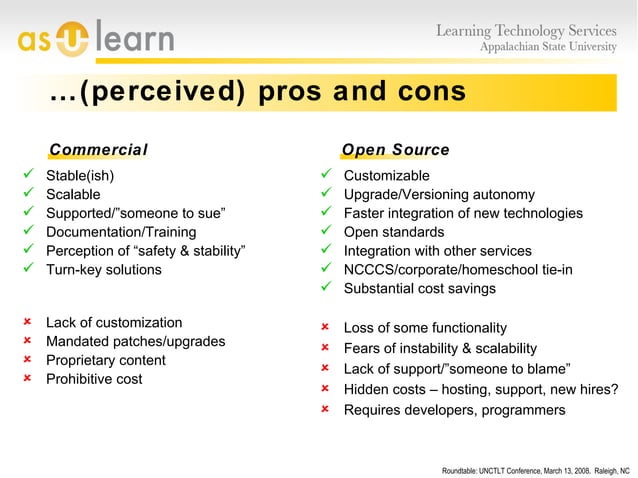 AsULearn (powered by Moodle): Implementing an Open Source CMS ... | PPT