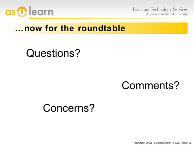 AsULearn (powered by Moodle): Implementing an Open Source CMS ... | PPT