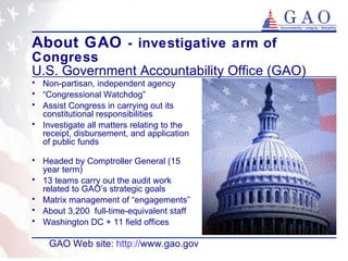 A summary of gao’s review of information security (naba barkakati) | PPT