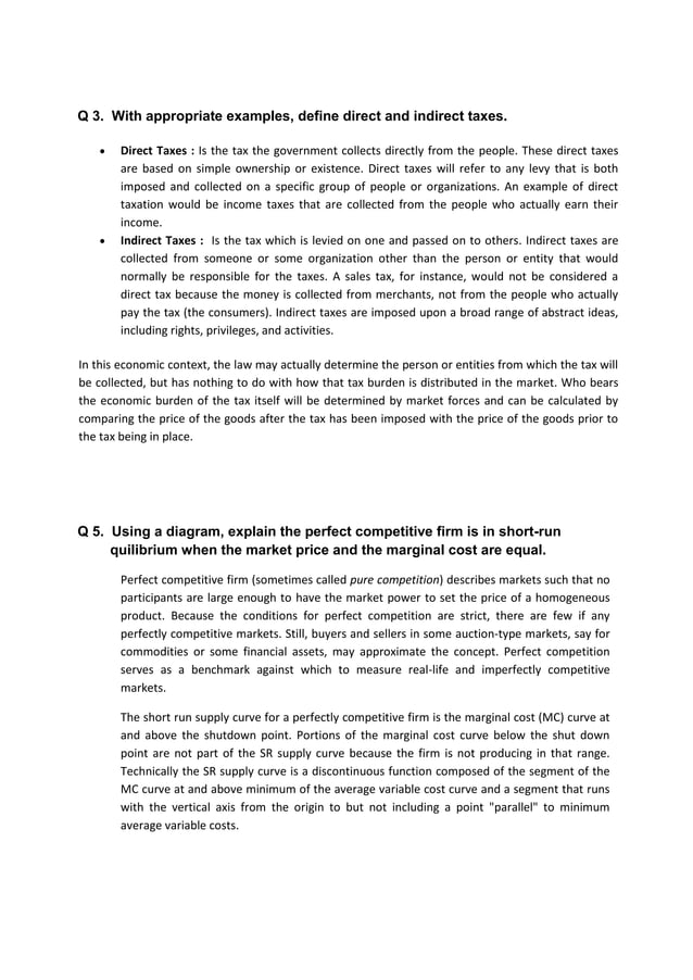 A summary of macroeconomics | PDF | Personal Taxes | Personal Finance