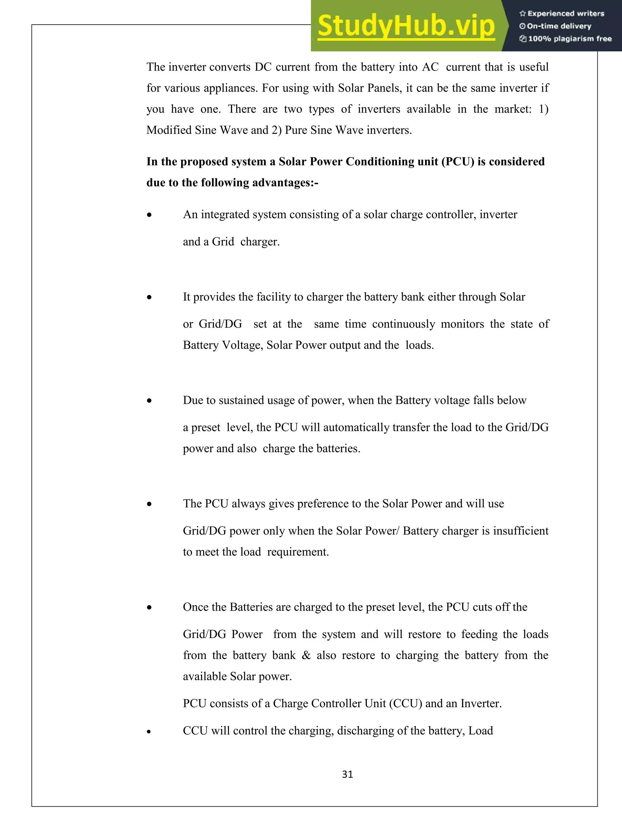 A Summer Internship Project Report On Renewable Energy | PDF