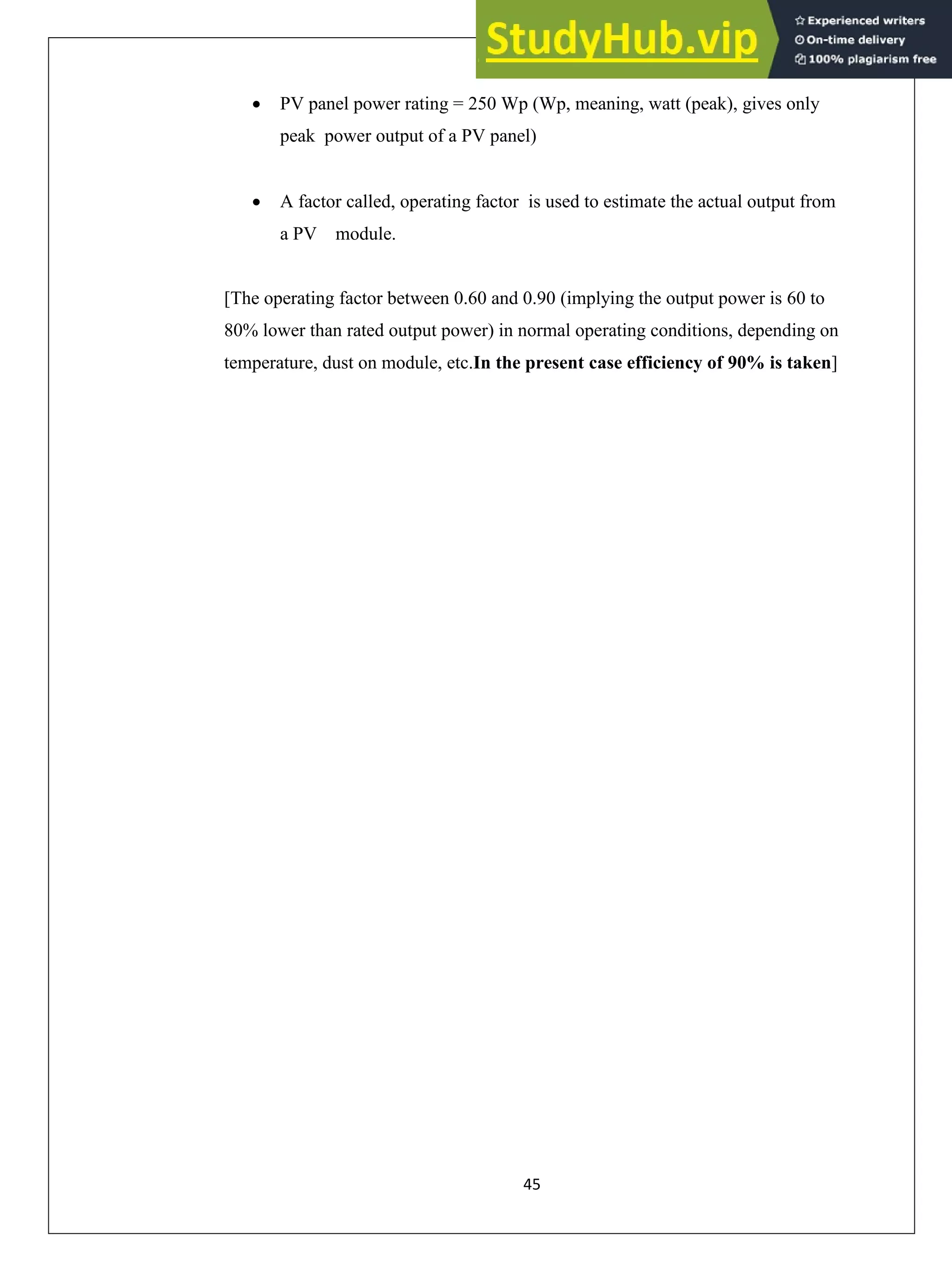 A Summer Internship Project Report On Renewable Energy | PDF