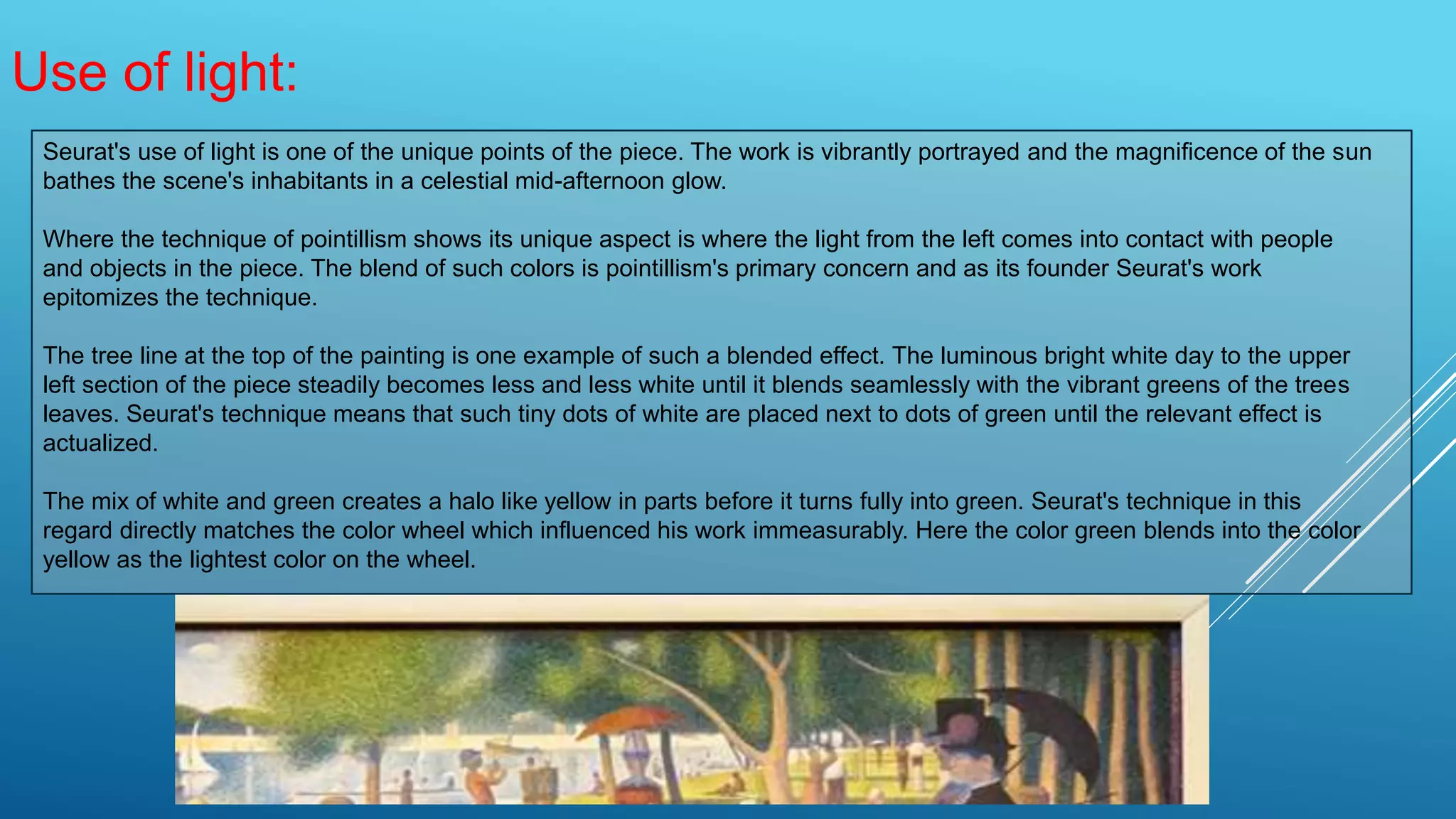 A SUNDAY AFERNOON ON THE ISLAND OF LA GRANDE JATTE (ANALYSIS) | PPTX