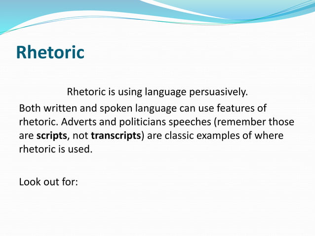 Rhetoric | PPTX