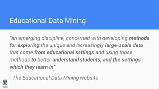 A Supervised Learning Framework for Learning Management Systems | PPT