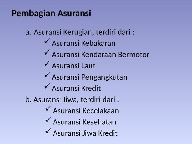 Hukum Asuransi (ASURANSI KERUGIAN)..pptx