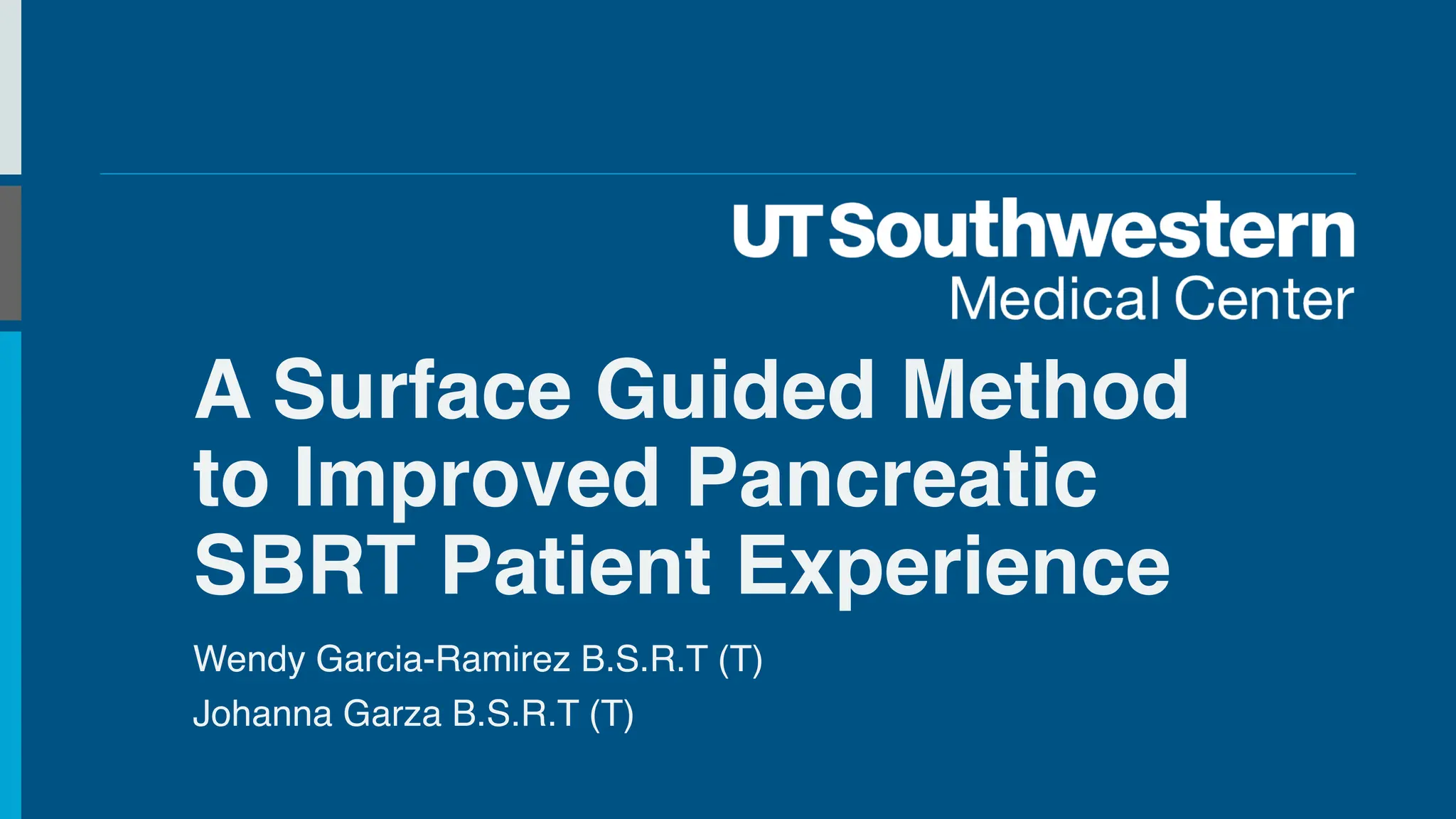 A Surface Guided Method to Improved Pancreatic SBRT Patient Experience | PDF