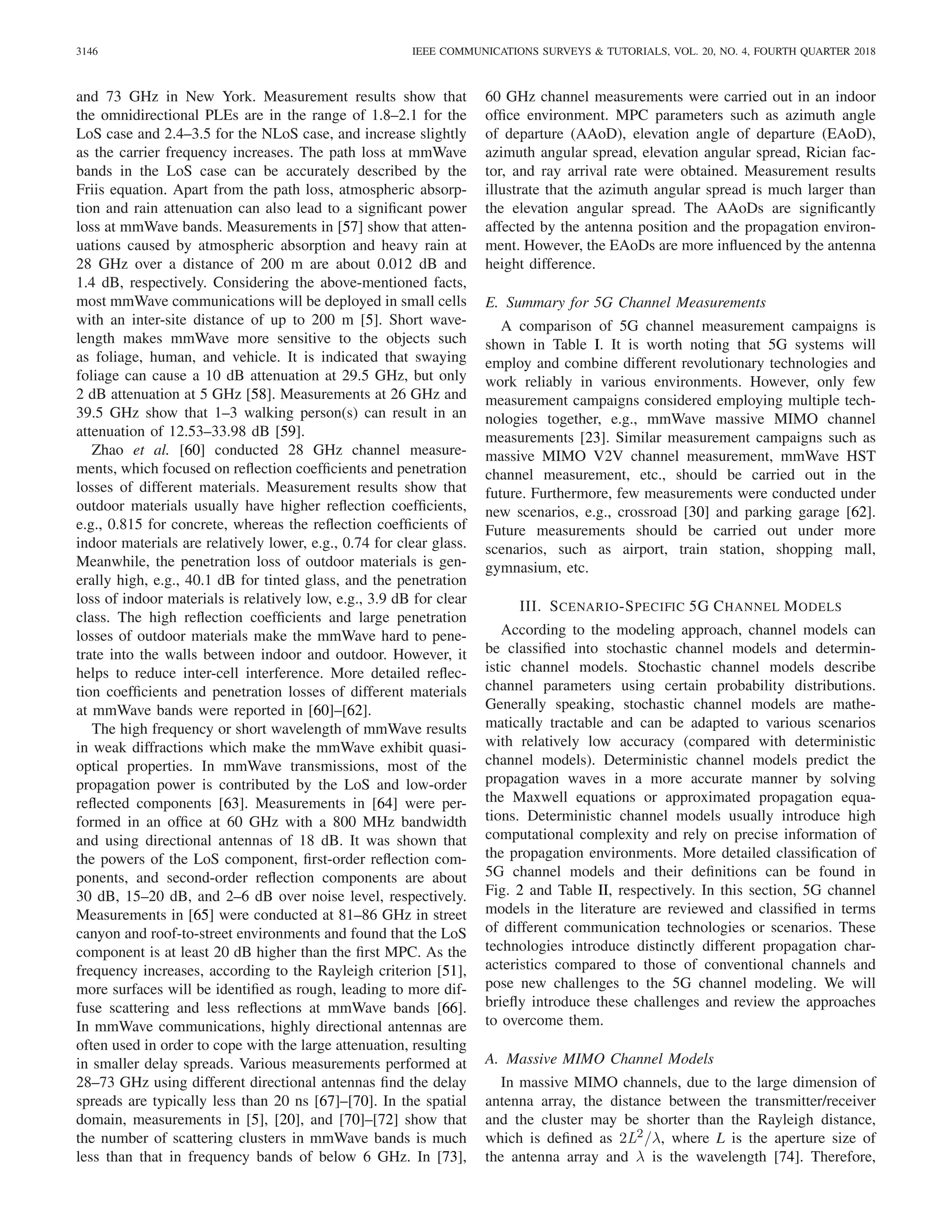 A Survey of 5G Channel Measurements and Models.pdf | Computer Networking | Computing