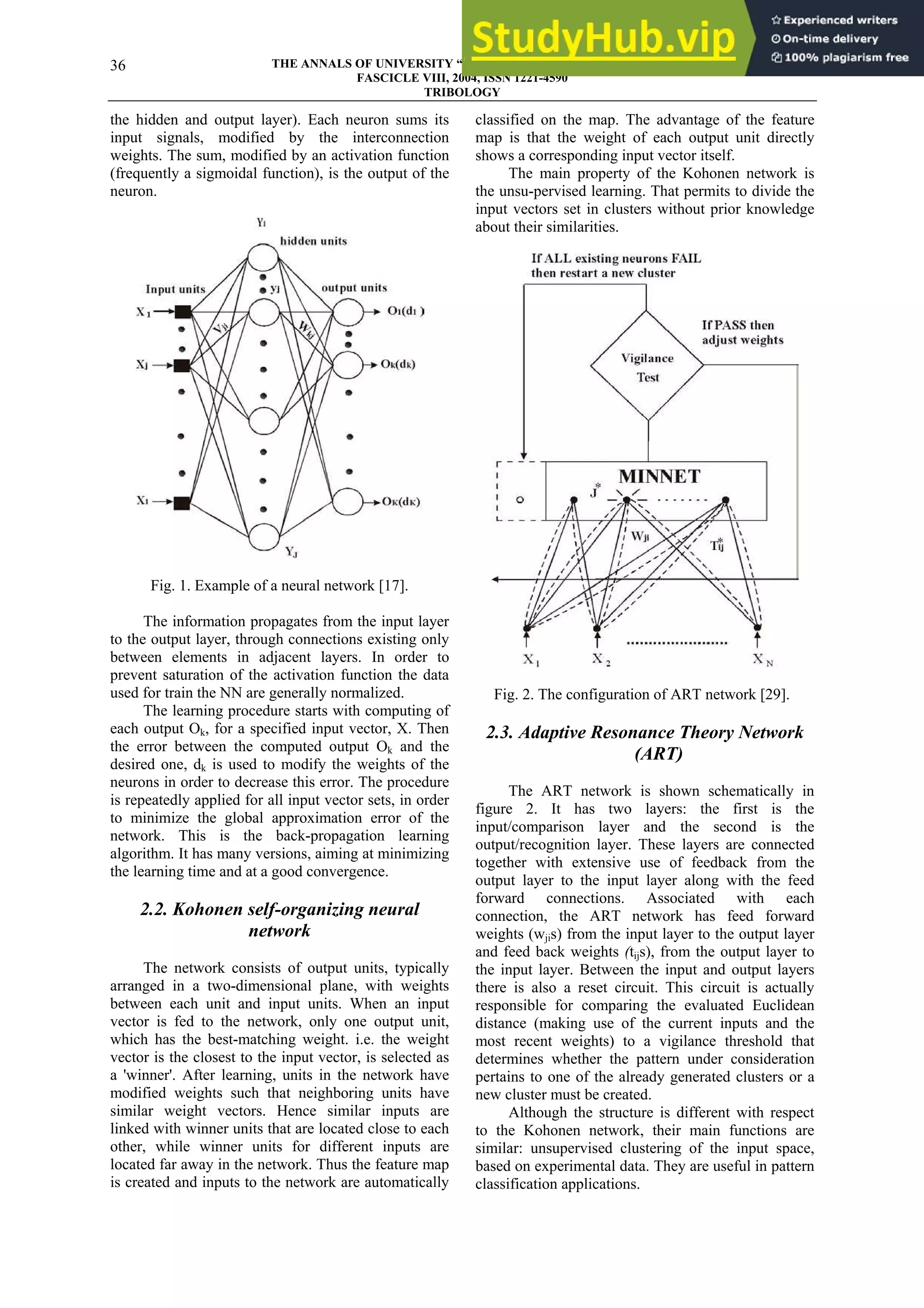 A SURVEY OF ARTIFICIAL NEURAL NETWORKS APPLICATIONS IN WEAR AND MANUFACTURING PROCESSES | PDF