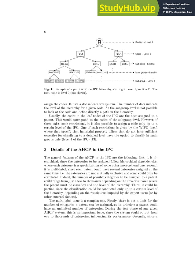 A Survey Of Automated Hierarchical Classification Of Patents | PDF