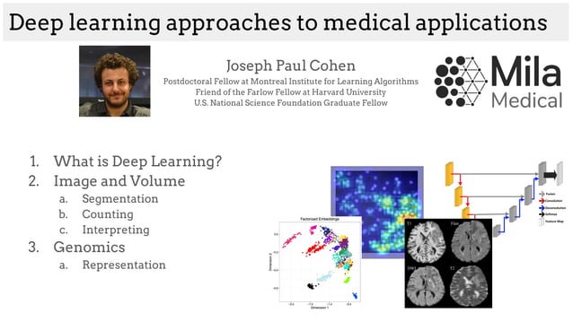 A survey of deep learning approaches to medical applications | PPT