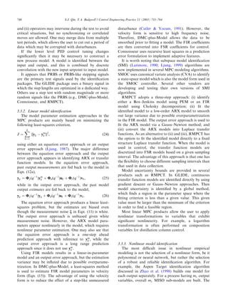 A survey of industrial model predictive control technology (2003) | PDF