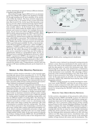 A survey of integrating ip mobilitly protocols and mobile ad hoc networks | PDF