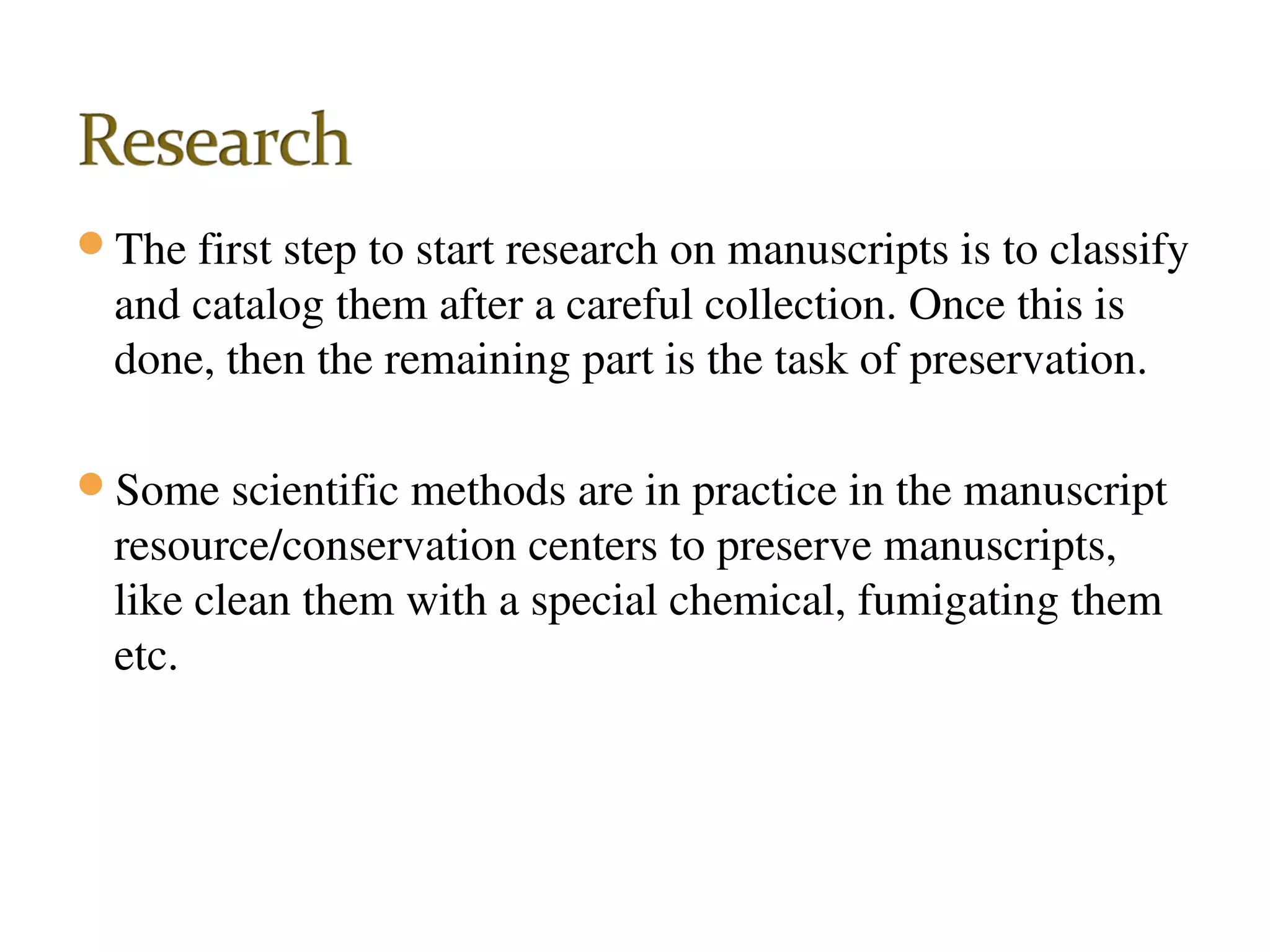 Introduction to manuscriptology | PDF