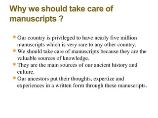Introduction to manuscriptology | PDF