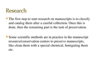 Introduction to manuscriptology | PDF