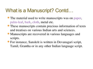 Introduction to manuscriptology | PDF
