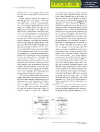 A survey of mobile cloud computing Architecture, applications, and approaches.pdf