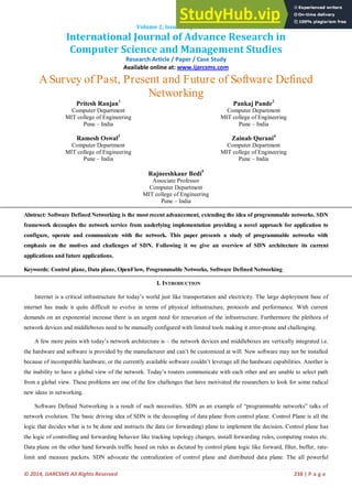 A Survey of Past, Present and Future of Software Defined Networking.pdf | Computer Networking ...