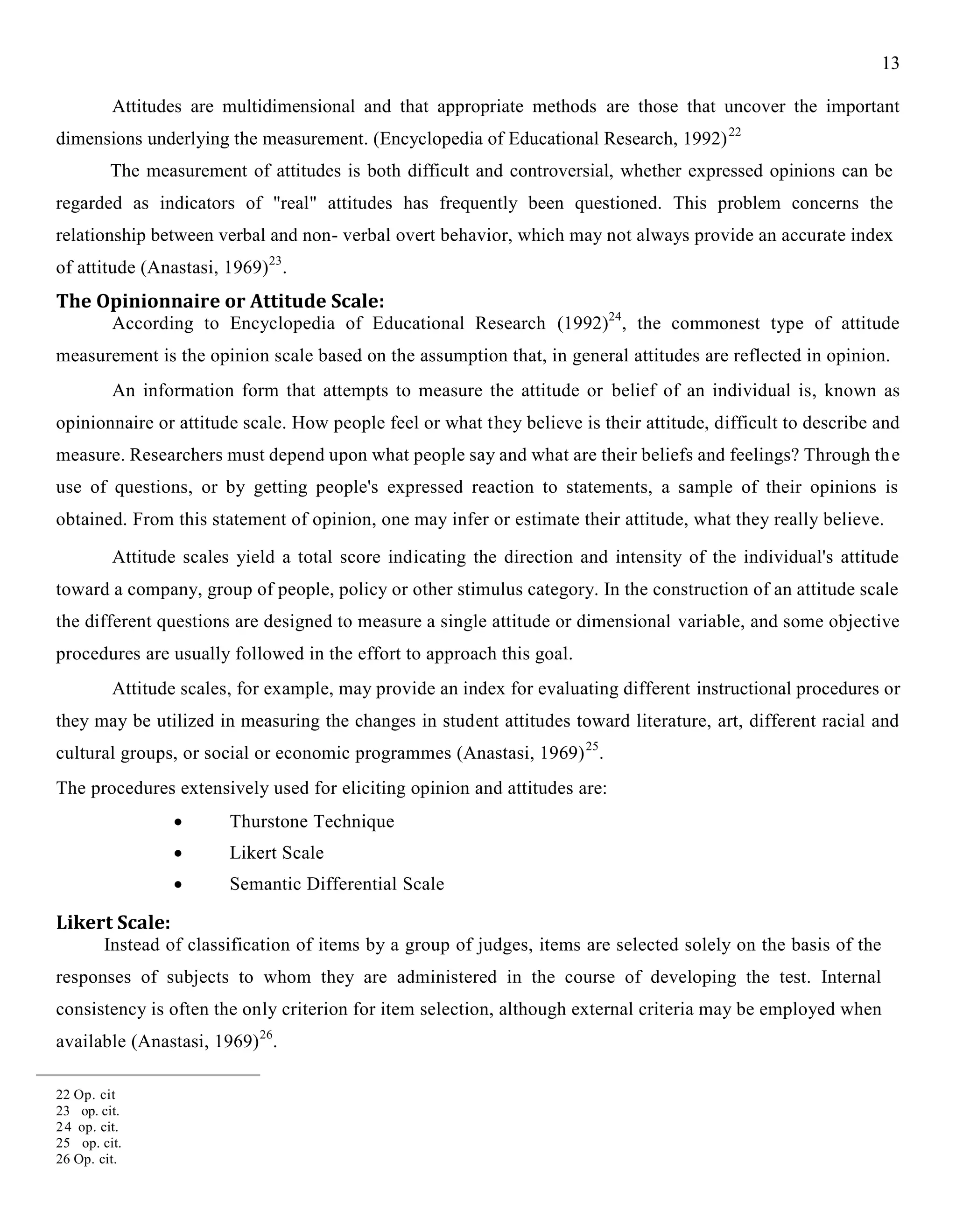 Students' Attitude towards Science | PDF