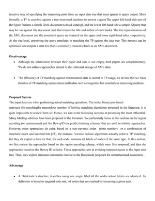 A survey of xml tree patterns | DOCX | Databases | Computer Software and Applications